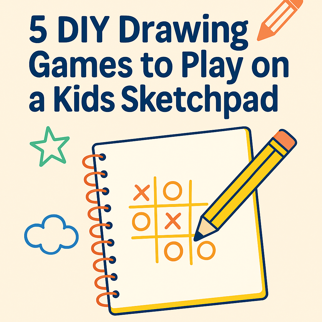5 DIY Drawing Games to Play on a Kids Sketchpad – myFirst Singapore